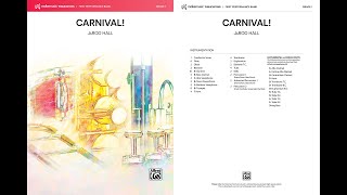 Carnival!: Concert Band Conductor Score & Parts: JaRod Hall | Sheet Music