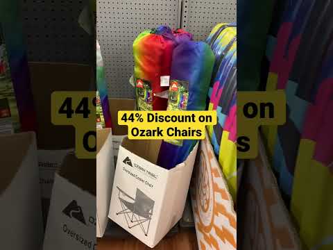 Walmart: Ozark Trail oversized cooler chair for $10 instead of $18