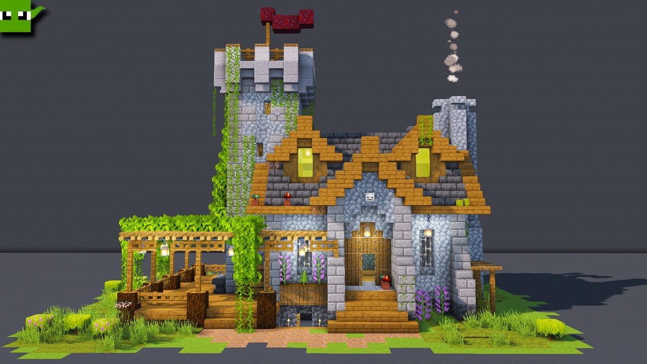 Minecraft Starter House Tutorial [How to Build - 5x5 System] - マイクラビルダーズ