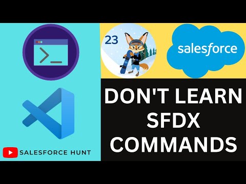 SFDX to SF: Exploring the sf CLI commands | #salesforcehunt | @SalesforceHunt | #vscode