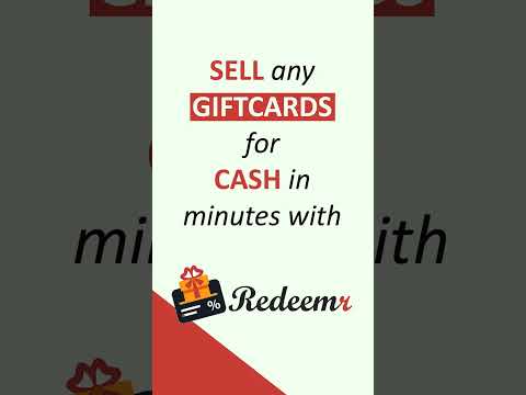 Turn your unused Gift cards into cash with Redeemr