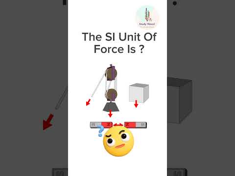 What is the SI Unit of force? #youtubeshorts #shorts #science