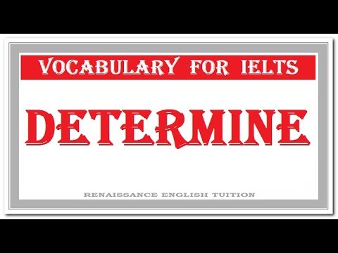 Determine (निर्धारित करना): Meaning and Correct Pronunciation