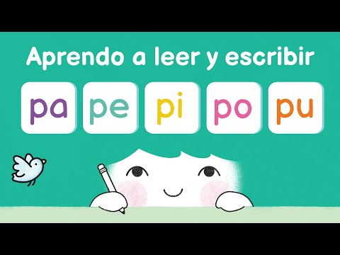 Aprender a leer las sílabas pa pe pi po pu