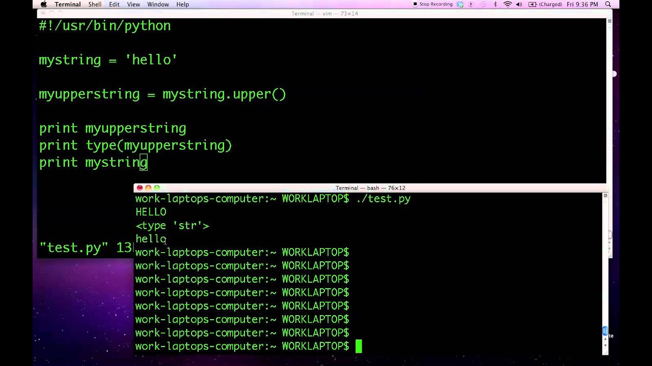 Python 08:  String Methods