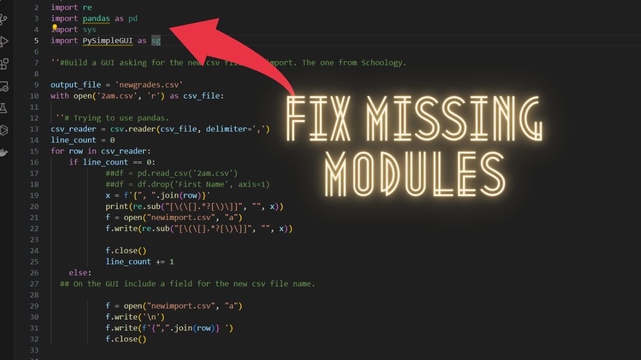 How to correctly fix missing Python Modules! #python #pythonprogramming #coding