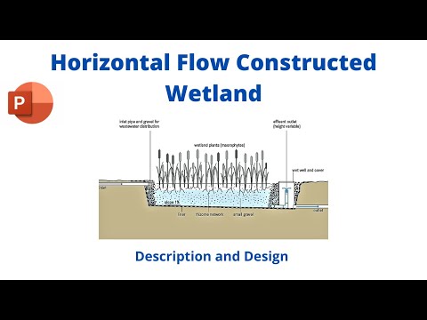Constructed Wetland for Wastewater Treatment || Description and Design of Horizontal Flow Wetlands