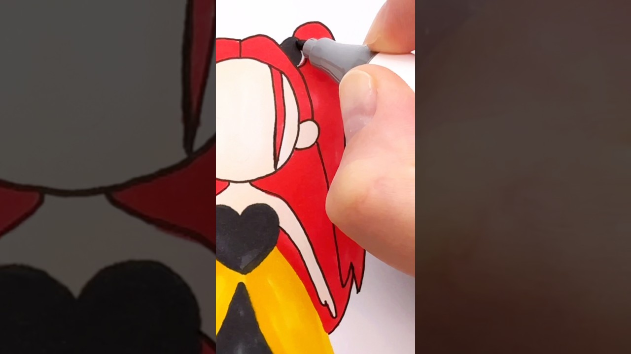 How To Draw A Cool Cartoon Girl | Step by step drawing for kids