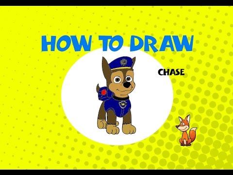 How to draw Chase from Paw Patrol – STEP BY STEP GUIDE – DRAWING ...