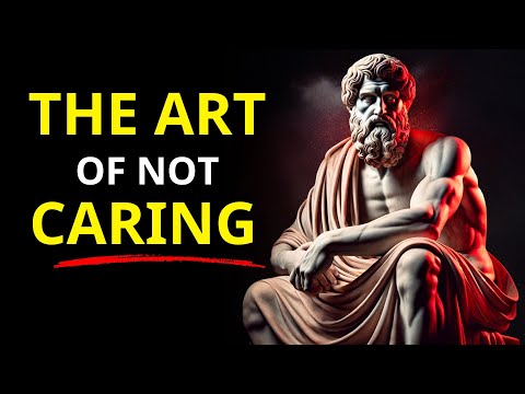 The Art of Not Caring: 7 Stoic Principles for a Happier, More Fulfilling Life