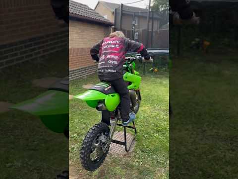 First time kick starting a KX65!
