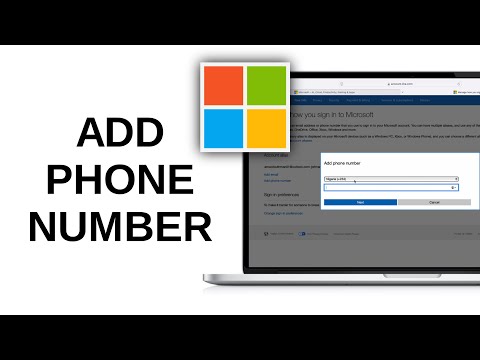How to Add Phone Number in Microsoft Account