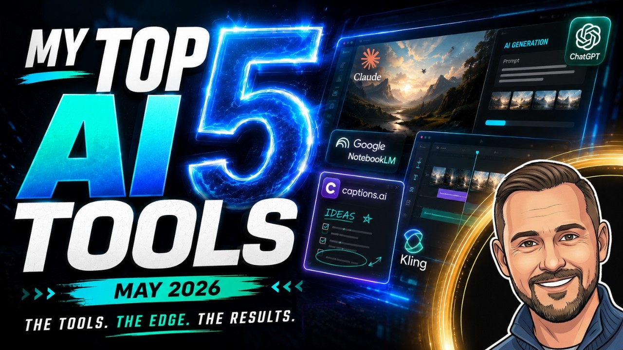 My Top 5 AI Tools as of May 2026 — The Creative Workflow I Actually Use