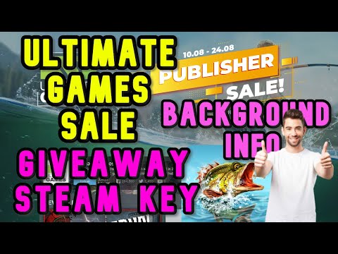 + Ultimate Games Steam Sale + Steam Key Giveaway + Publisher Sale + Fishing and Simulation Games +