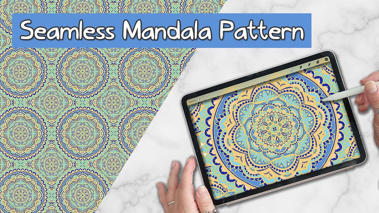 How to Create a Seamless Mandala Pattern in Procreate | Skillshare Class Trailer