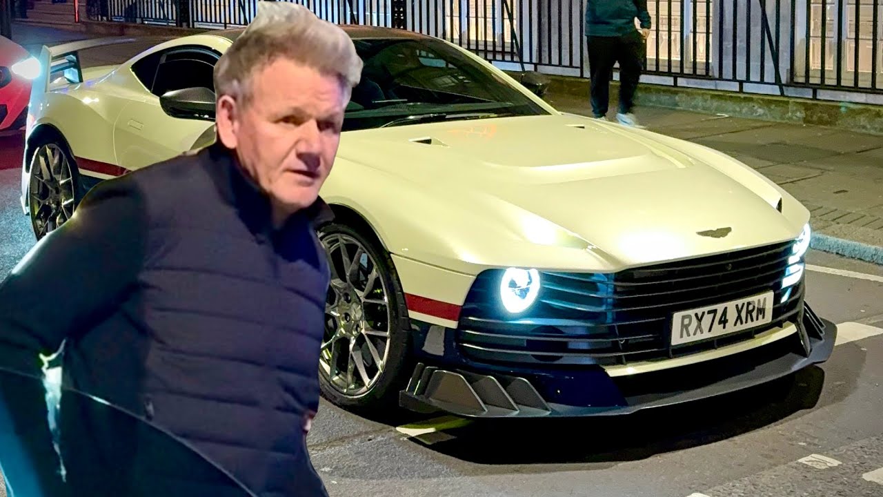 Gordon Ramsay Spotted Driving His New $2.5M Aston Martin Valiant In London
