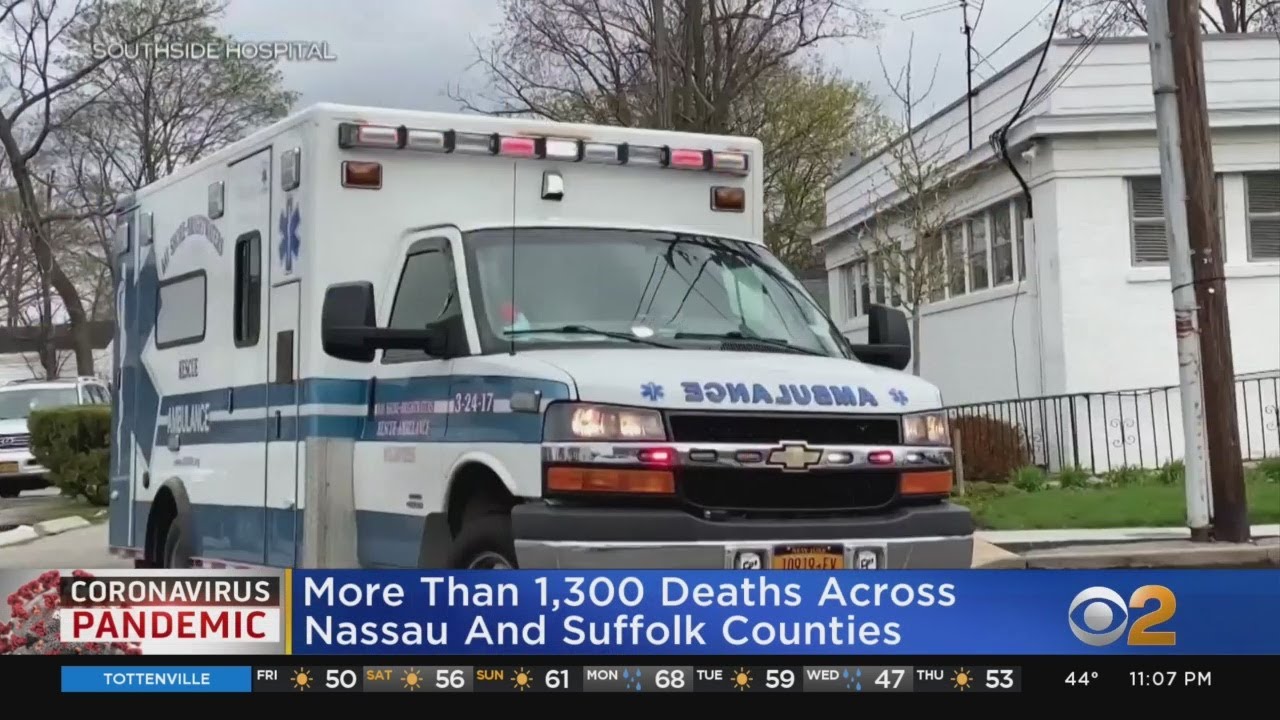 Coronavirus Update: More Than 1,300 Deaths Reported Across Nassau, Suffolk Counties