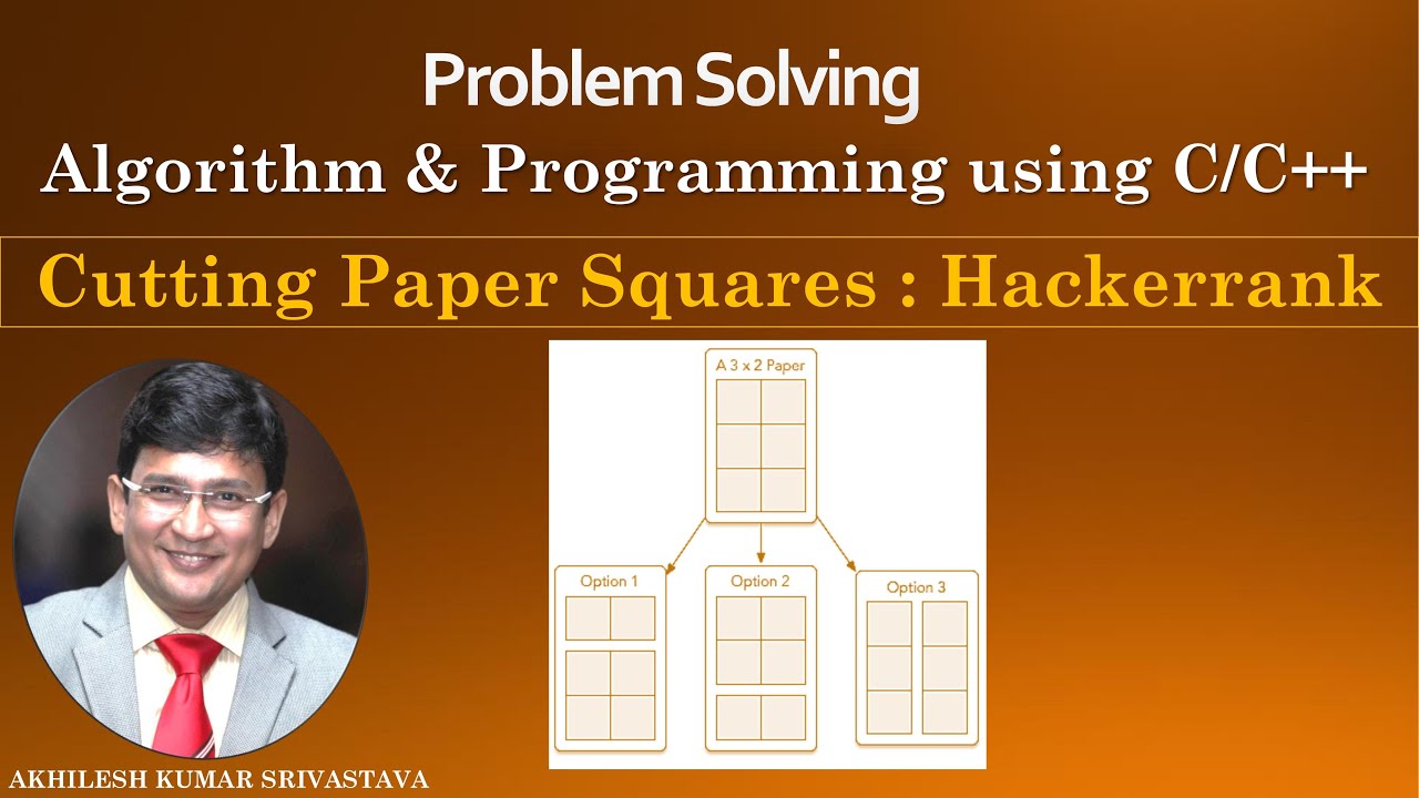 Cutting Paper Square : Hackerrank Problem and Solution