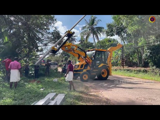 Pole Erection Machine - EB POLE MASTER WITH AUGER ATTACHMENT ...