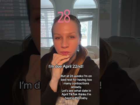 26 Weeks Pregnant & On Bed Rest: April Due Date #bedrest