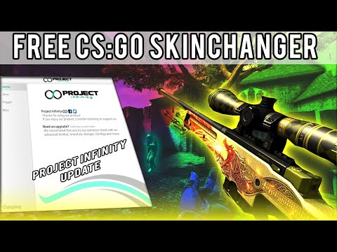 FREE CS:GO SKINCHANGER | PROJECT INFINITY FREE CS:GO CHEAT UPDATE | BAYONET + DRAGONLORE