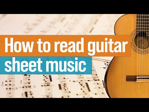 How to read guitar sheet music