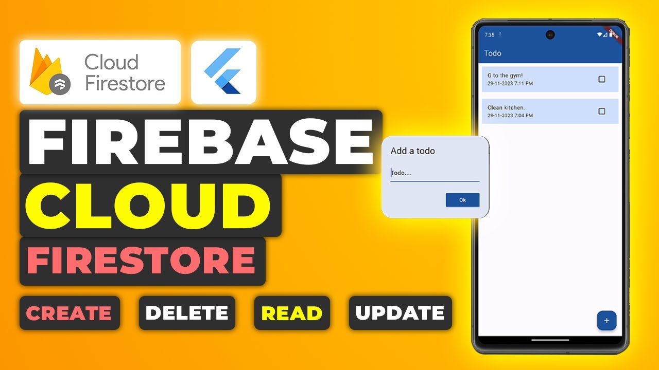 Flutter Cloud Firestore Tutorial - CRUD (Create, Read, Updated, Delete) Cloud Firestore Guide