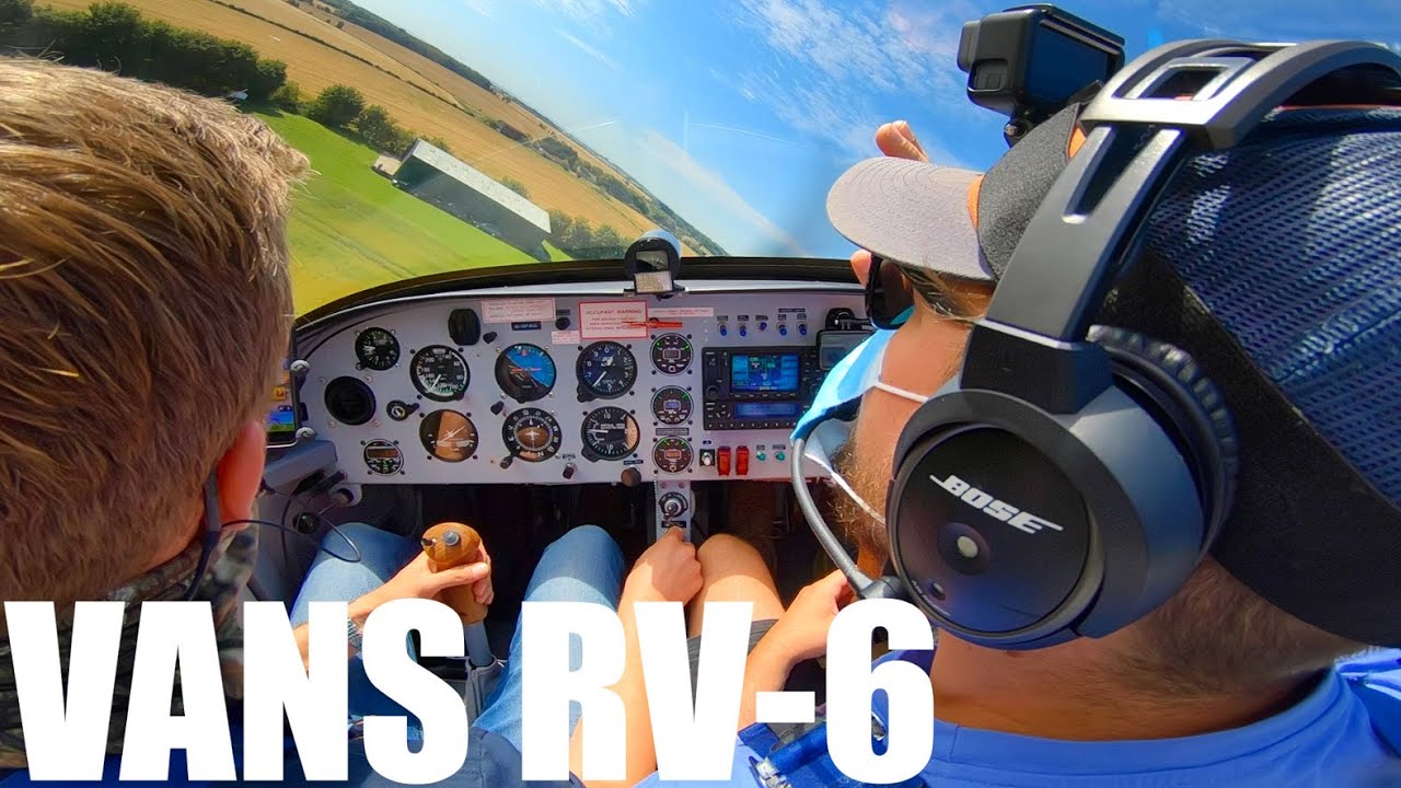 Aviation: Vans RV Aircraft - Vans RV 6 | First Flight | ATC Audio