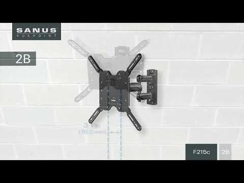 Install Sanus F215C: Full-Motion Freedom | Screwfix