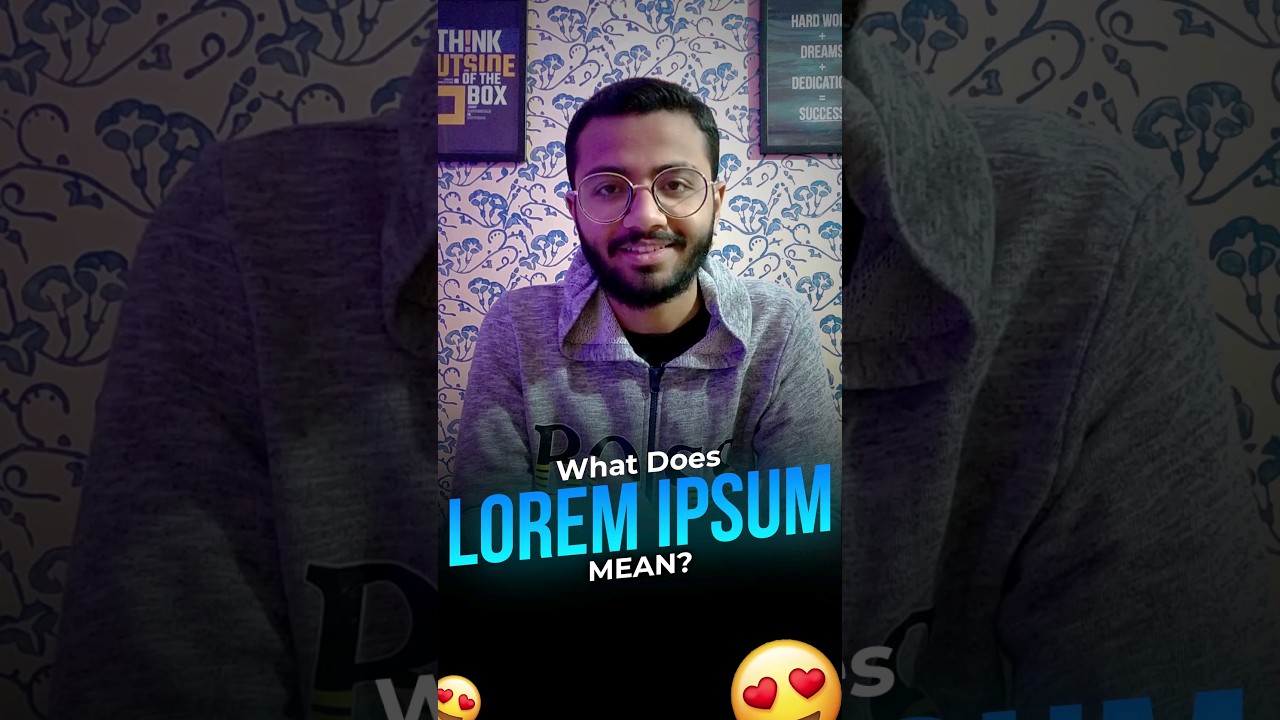 What Does Lorem Ipsum Mean? 🤔 #qadirsgraphics #loremipsum