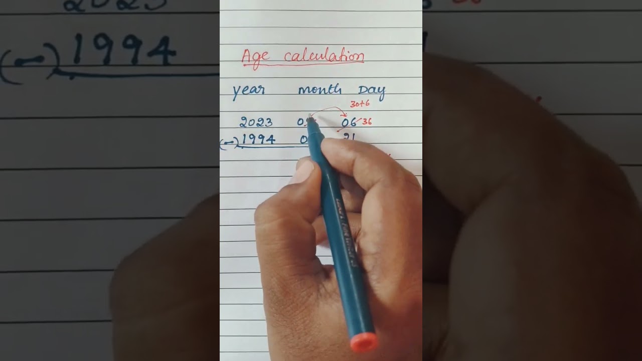 Know Your Age || Age Calculation Trick ||