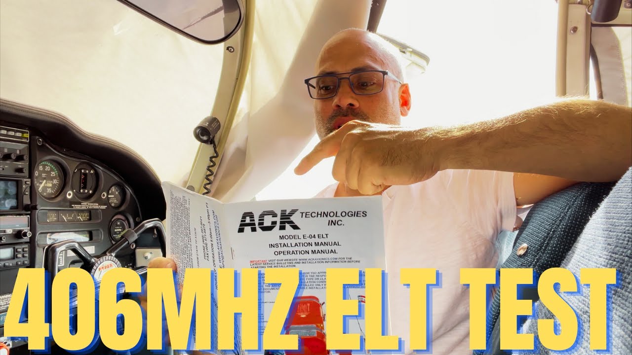 Emergency Locator Transmitter - ELT - First 3 month test!