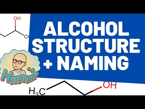 Alcohol Structure and Naming