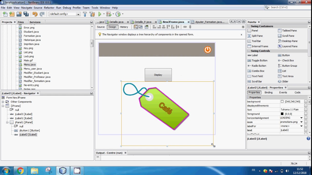 Tutorial Java JLabel to picture