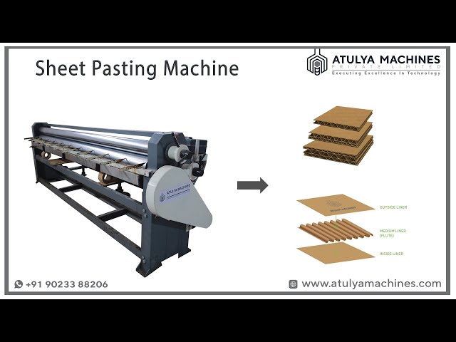 Sheet Pasting Machine - Box Pasting Machine Manufacturer from Rajkot