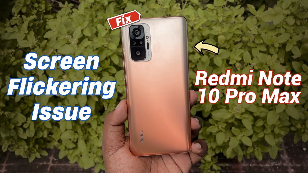 Fix - Redmi Note 10 Pro Screen Flickering Issue! Fix Flickering Problem✅