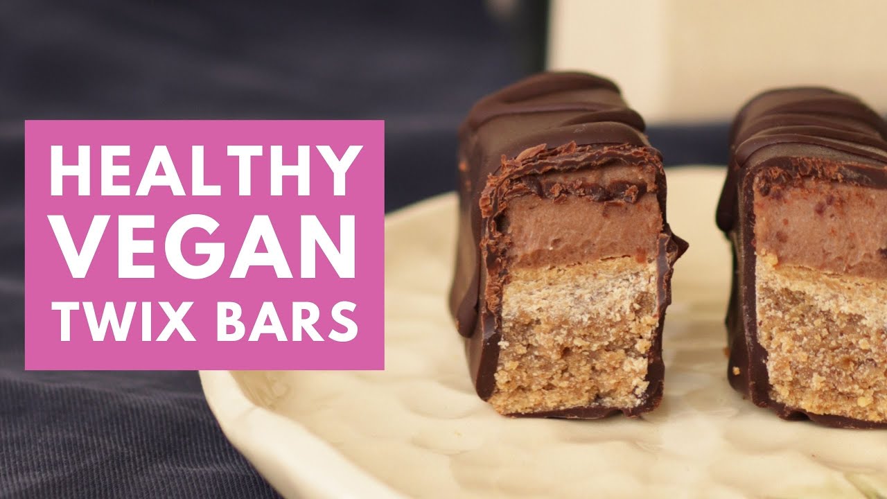Vegan Healthy Twix Bars (Protein Packed)