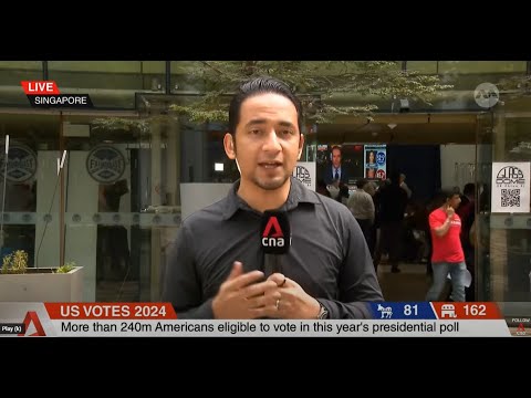 Americans in Singapore gather for US election watch party | US Presidential Election 2024