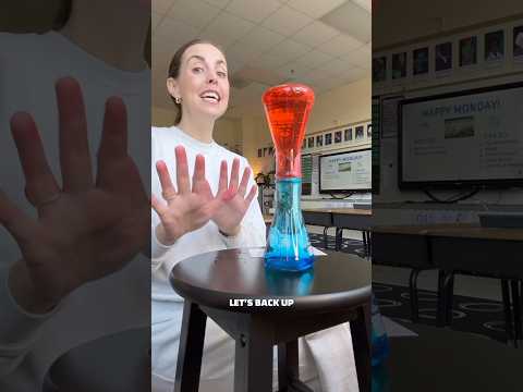 Density Flasks and Cold Fronts! #science #scienceteacher #experiment #education #density #fronts