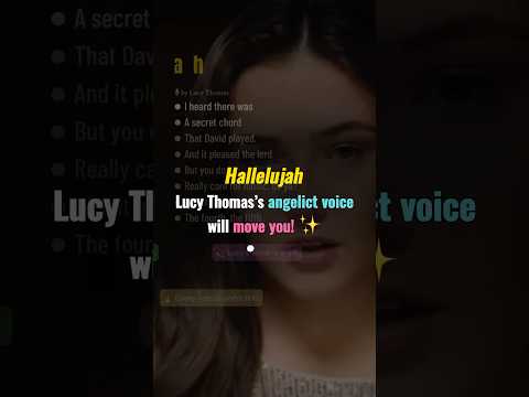 ✨Sing & Learn: Hallelujah by Lucy Thomas | Lyrics, Meaning & What Fans Are Saying & Timeless Classic