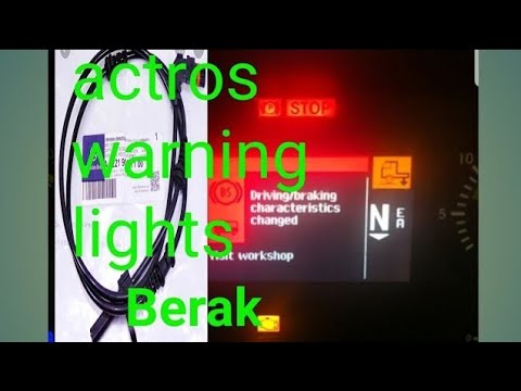 Mercedes-Benz actros warning lights Berak ith the rear axle sensar fault code 14140 Hindi Urdu