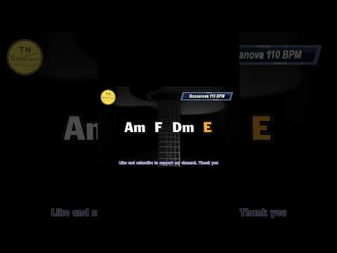 Bossanova Backing Track Am#tnbackingtrack #backingtracks #guitar #backingtrackguitar