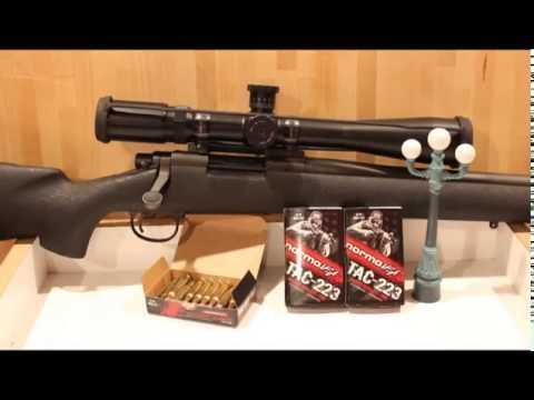 Range Test Norma TAC 223 55 Gr FMJ Ammo