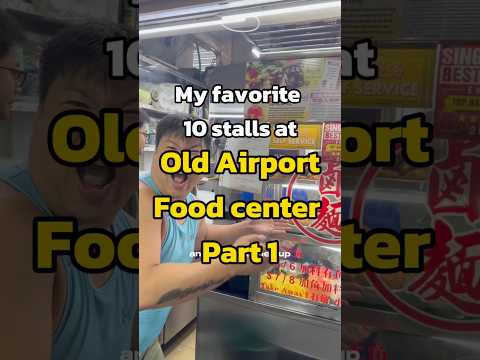 So excited about the reopening of Singapore’s old airport food center ! nostalgic gems! #shorts