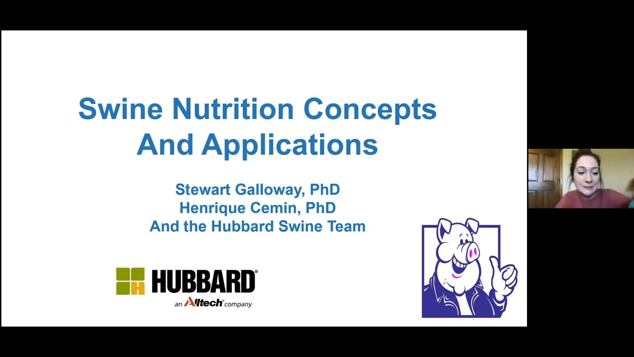 Swine Nutrition Concepts and Applications