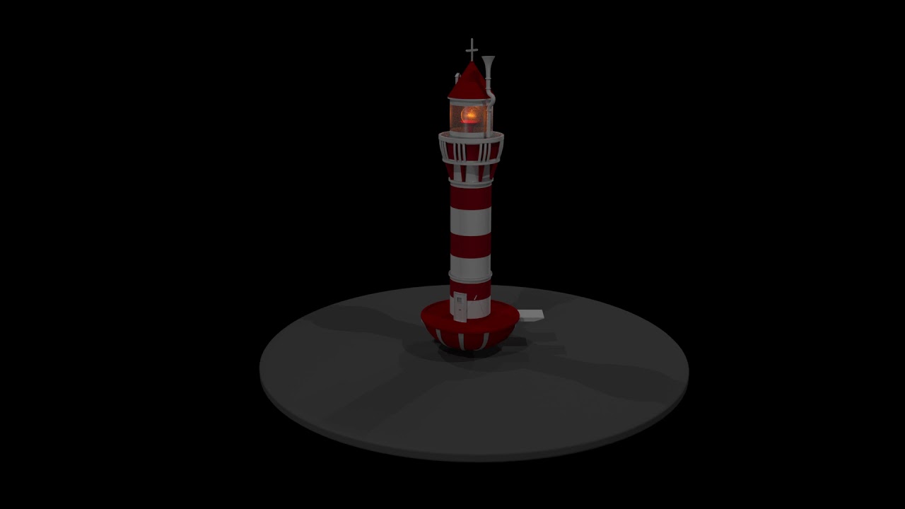 Lighthouse 3D Modelling - Autodesk Maya