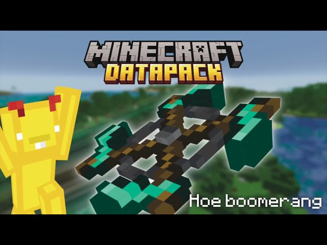 Hoe Boomerang Minecraft Data Pack
