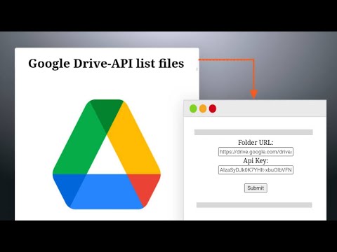 Google Drive list files in a folder using Drive API