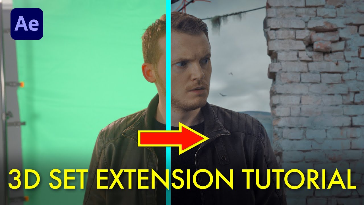 3D set extension / VIRTUAL ENVIRONMENT tutorial (After Effects)