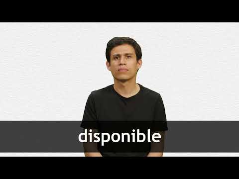 English Translation of “DISPONIBLE” | Collins Spanish-English Dictionary